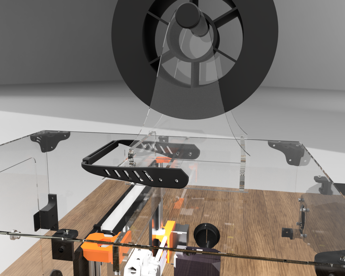 New filament guide for spool holders – 3D UP Fitters