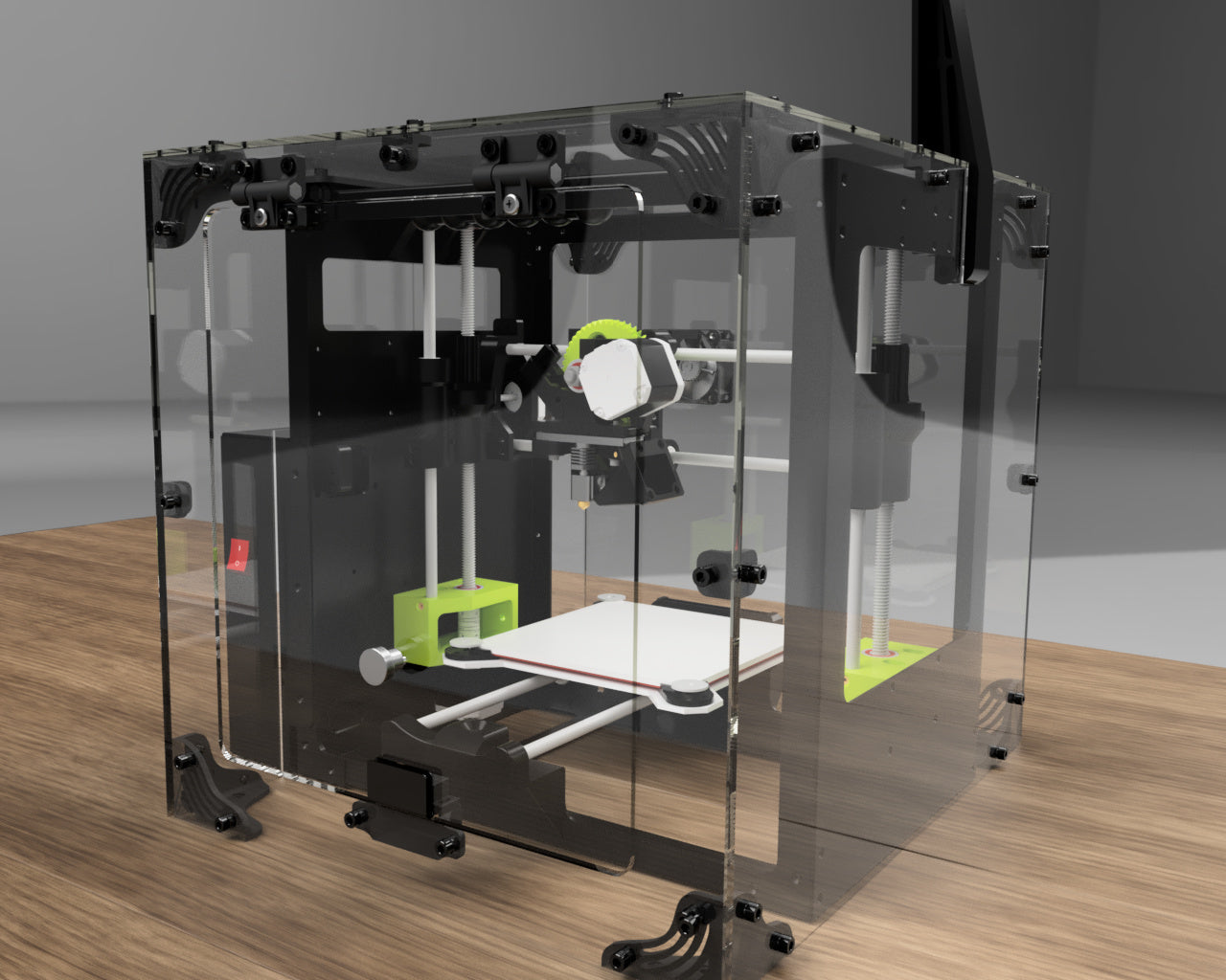 Lulzbot Mini Heavy Duty Acrylic Enclosure Box/Case/Cover – 3D UP Fitters